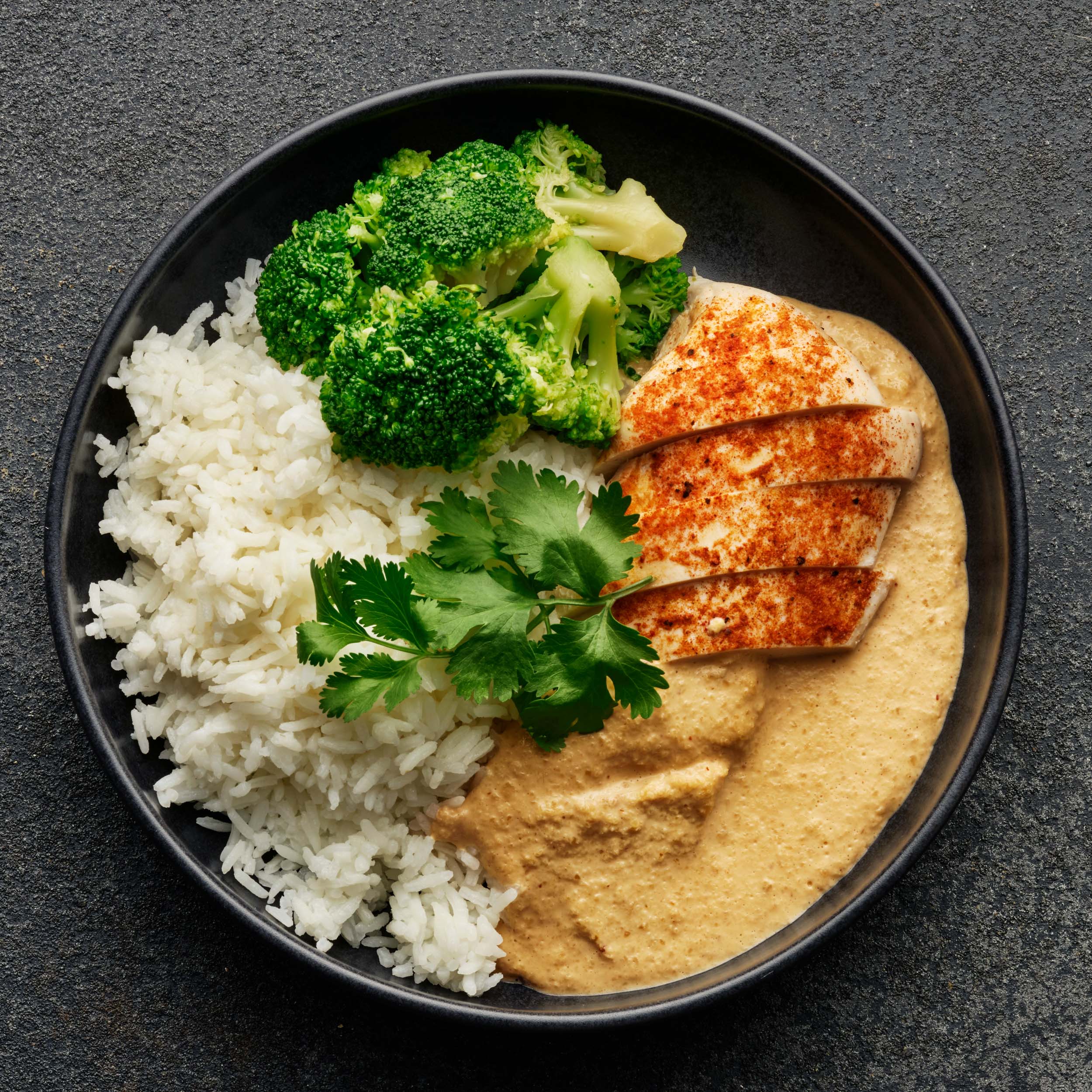 Ugnsrostad kyckling med sataysås och ris - Kraftköket